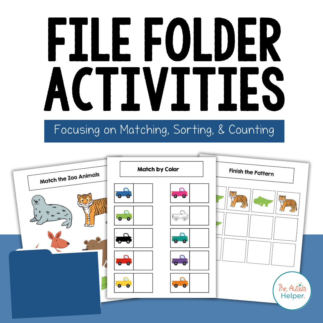 File Folder Activities to Match, Sort, Count, and More!#N# #N# #N# #N ...