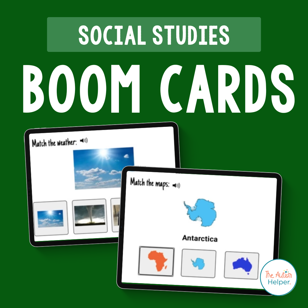 Social Studies Boom Cards – The Autism Helper