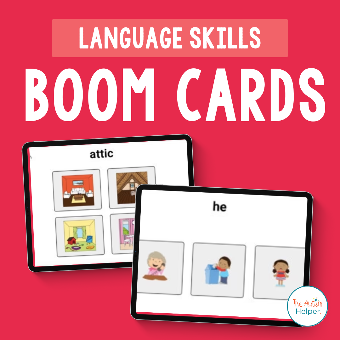 Language Skills Boom Cards – The Autism Helper