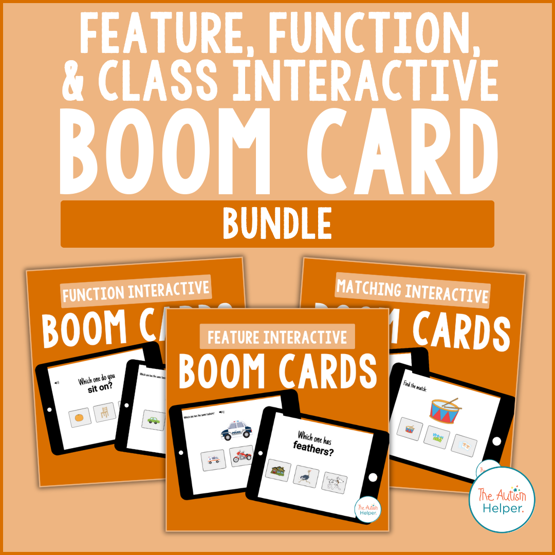 Feature, Function, & Class Interactive Boom Card BUNDLE – The Autism Helper