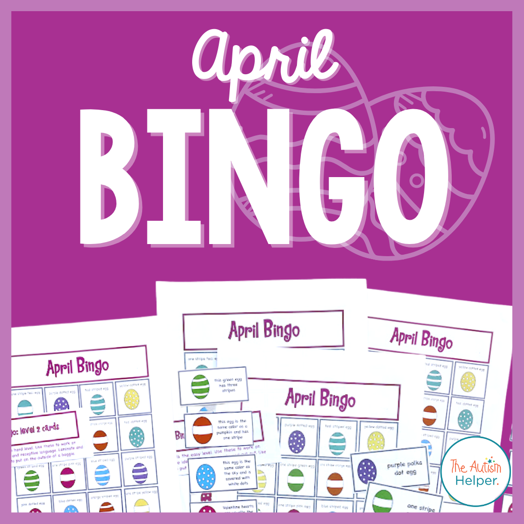 April Bingo – The Autism Helper
