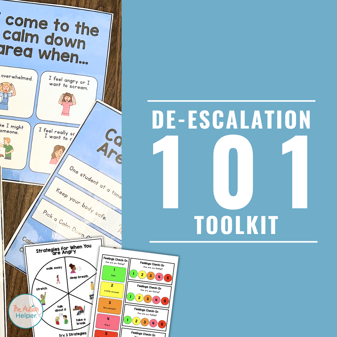 De-Escalation 101 Toolkit – The Autism Helper