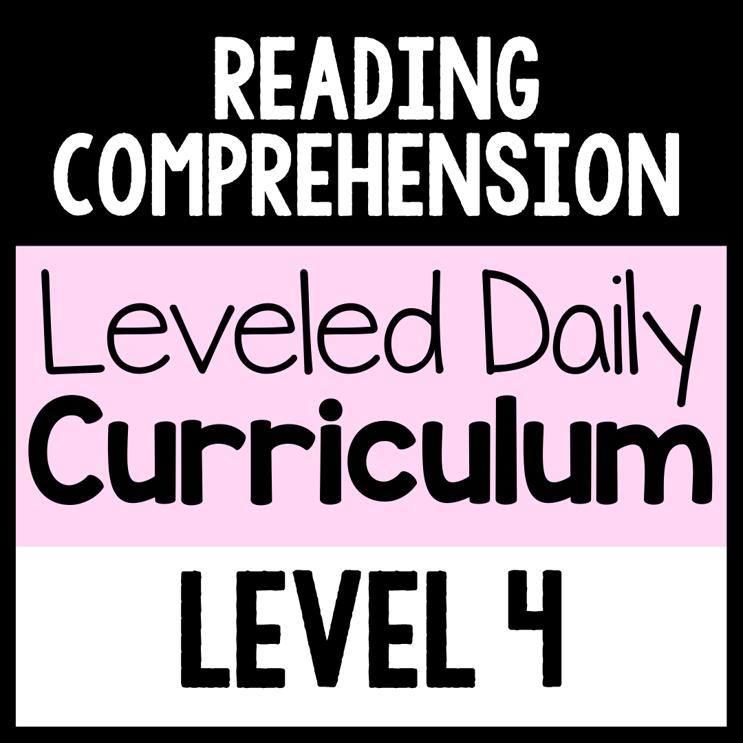 Reading Comprehension Leveled Daily Curriculum LEVEL 4 The Autism reading-comprehension-leveled-daily-curriculum-level-4-the-autism