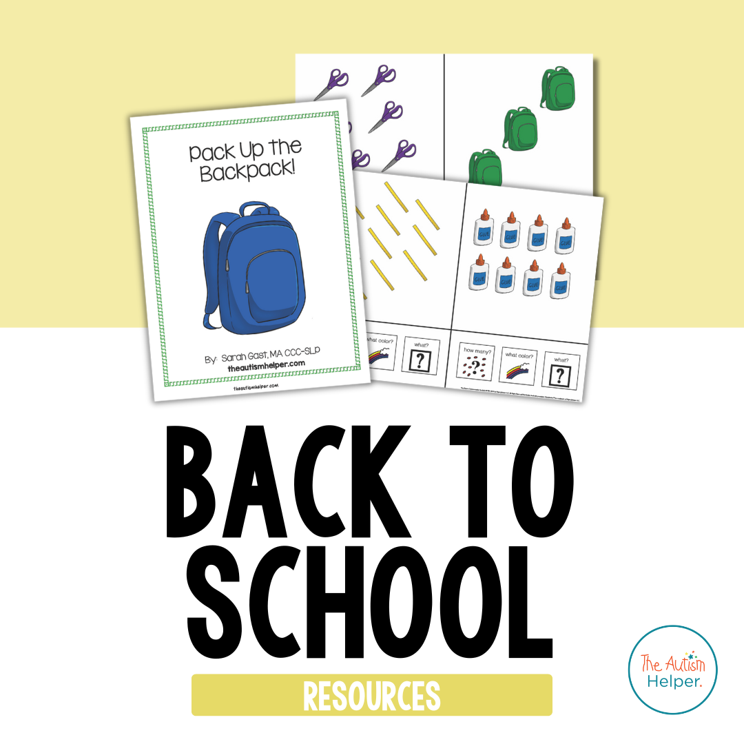 Back to School Resources – The Autism Helper