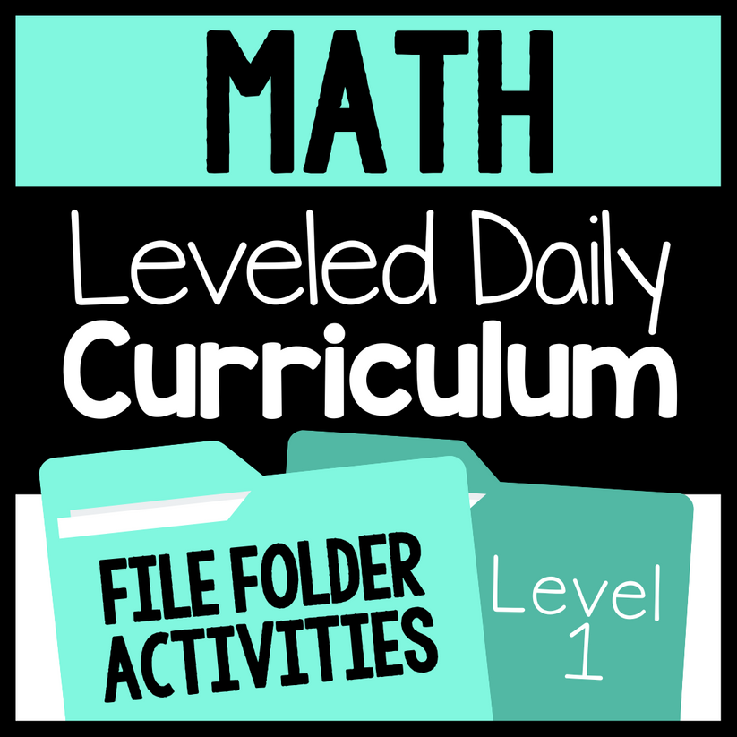 Level 1 Math Leveled Daily Curriculum FILE FOLDER ACTIVITIES – The ...