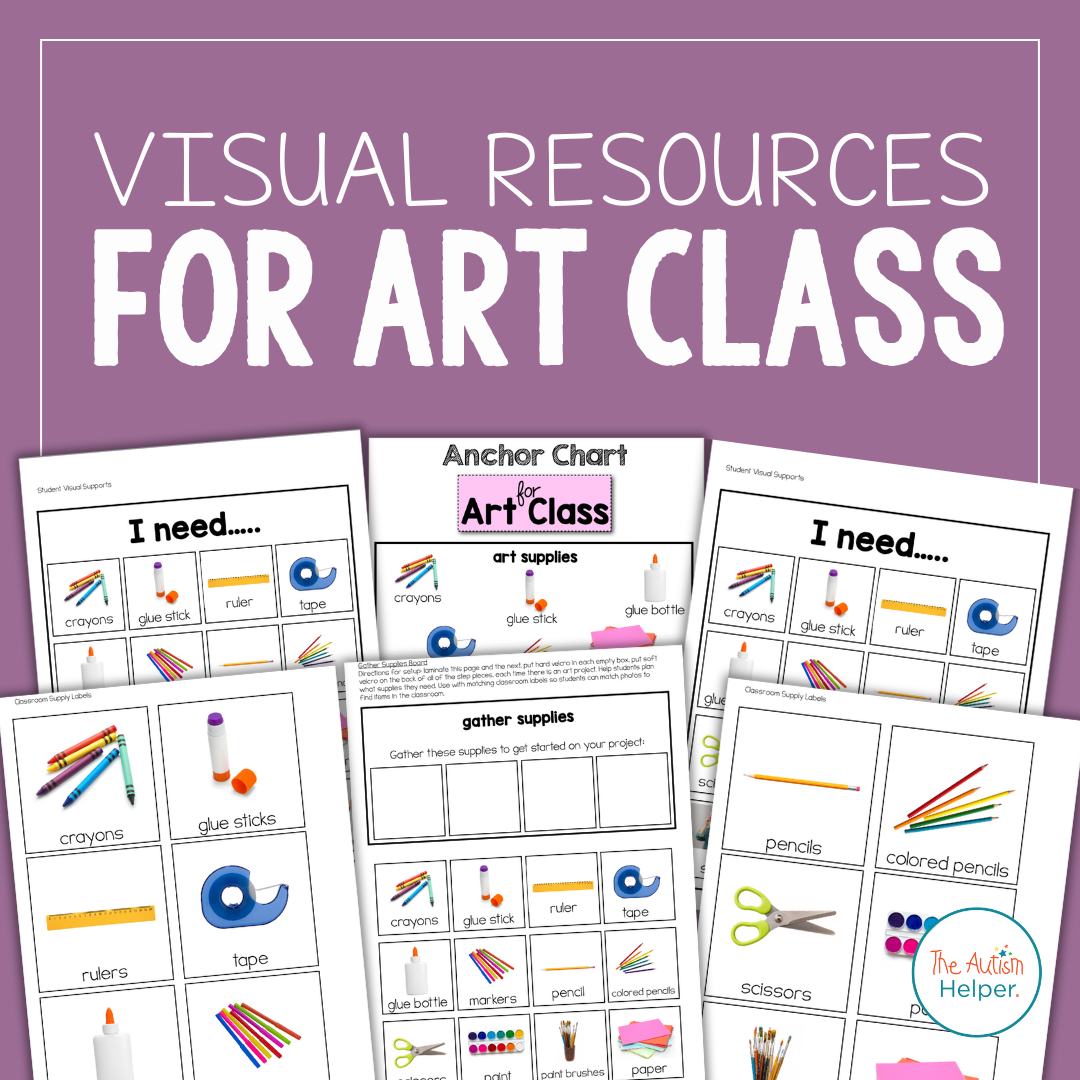 Visual Resources for Art Class – The Autism Helper