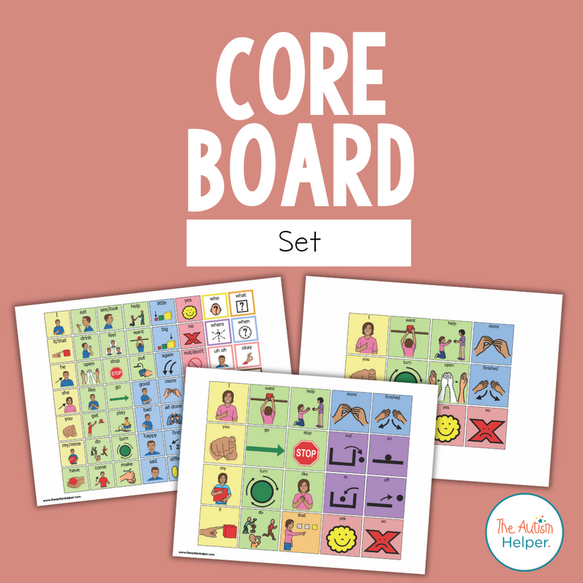 Core Board Set – The Autism Helper