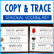 Copy & Trace Seasonal Vocabulary – The Autism Helper