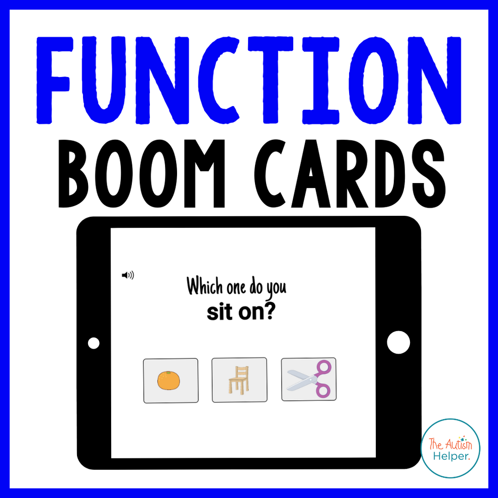 Object Function Interactive Boom Cards – The Autism Helper