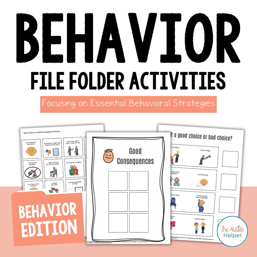 Behavior File Folder Activities – The Autism Helper