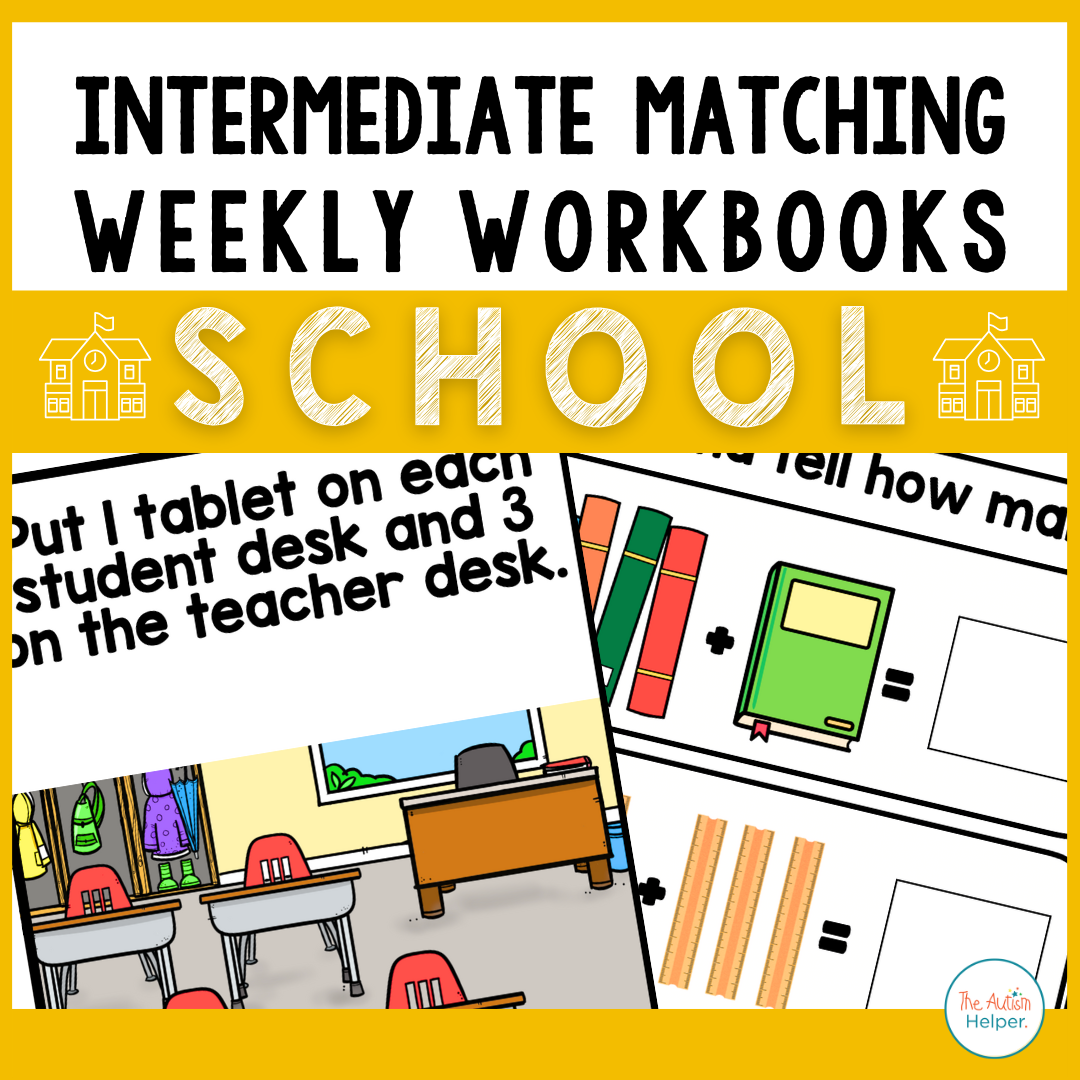 Intermediate Matching Weekly Workbooks - School Edition – The Autism Helper