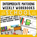 Intermediate Matching Weekly Workbooks - School Edition – The Autism Helper