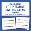 Fill In Feature, Function, and Class Task Cards [ABLLS-R Aligned to H ...