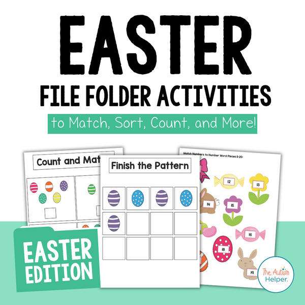 Easter File Folder Activities – The Autism Helper