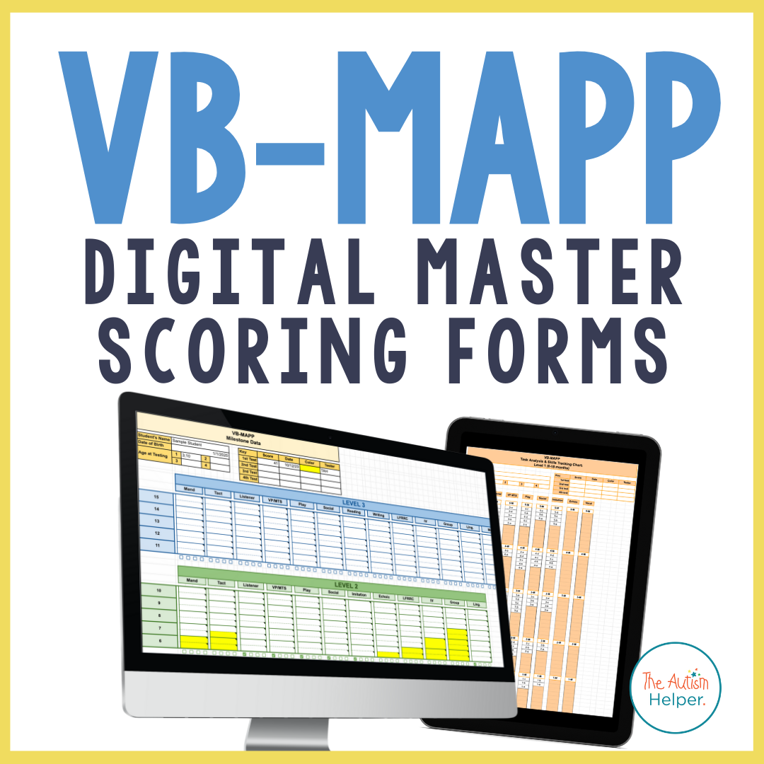 VB-MAPP Digital Master Scoring Forms – The Autism Helper