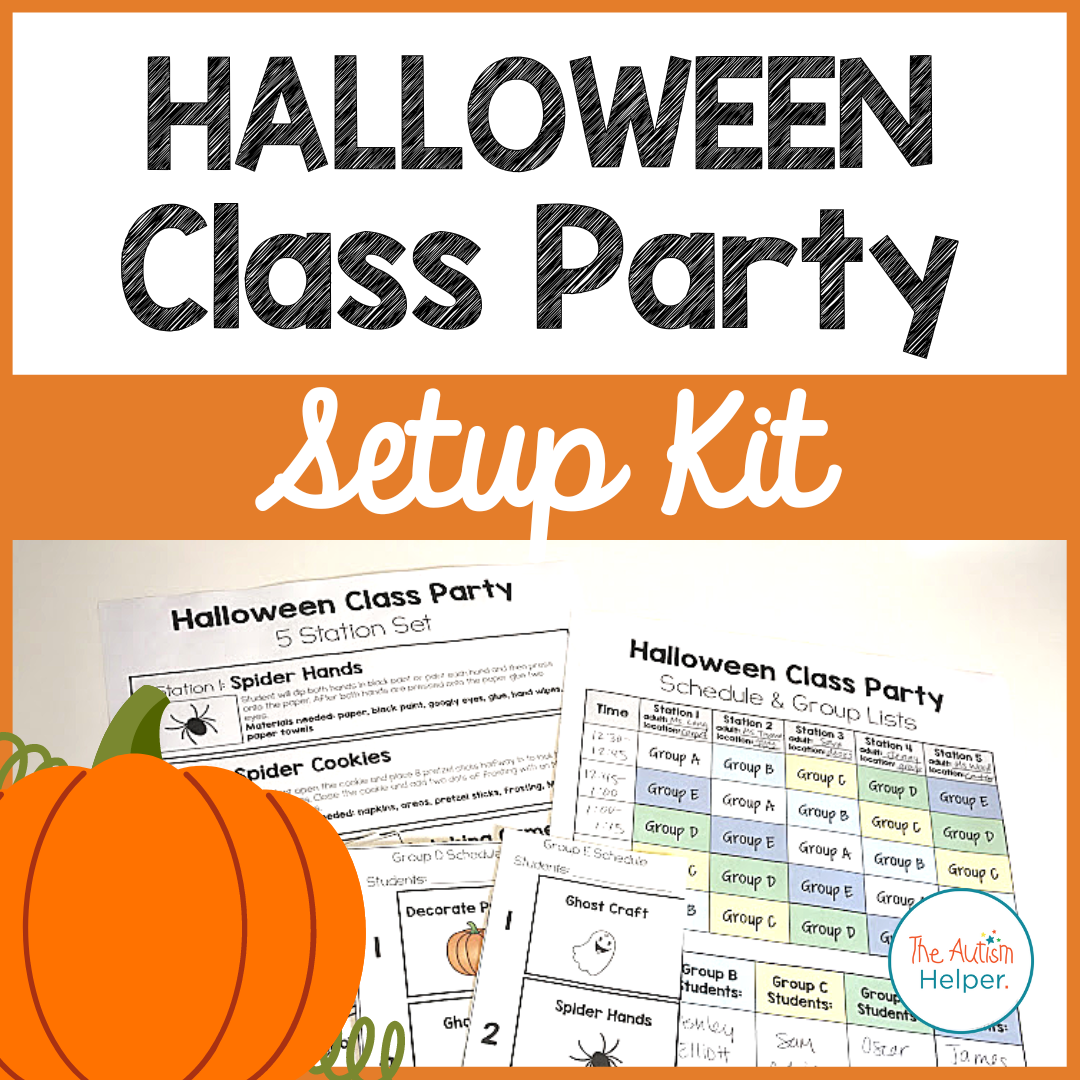 Halloween Class Party Setup Kit – The Autism Helper