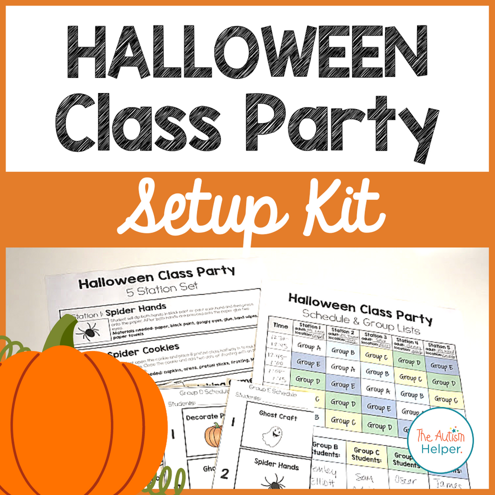 Halloween Class Party Setup Kit – The Autism Helper