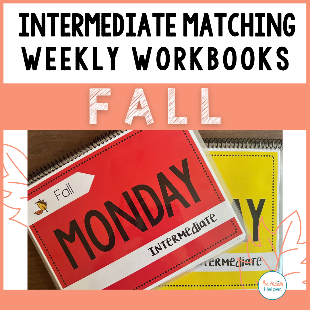 Intermediate Matching Weekly Workbooks - Fall – The Autism Helper