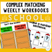 Complex Matching Weekly Workbooks - School Edition – The Autism Helper