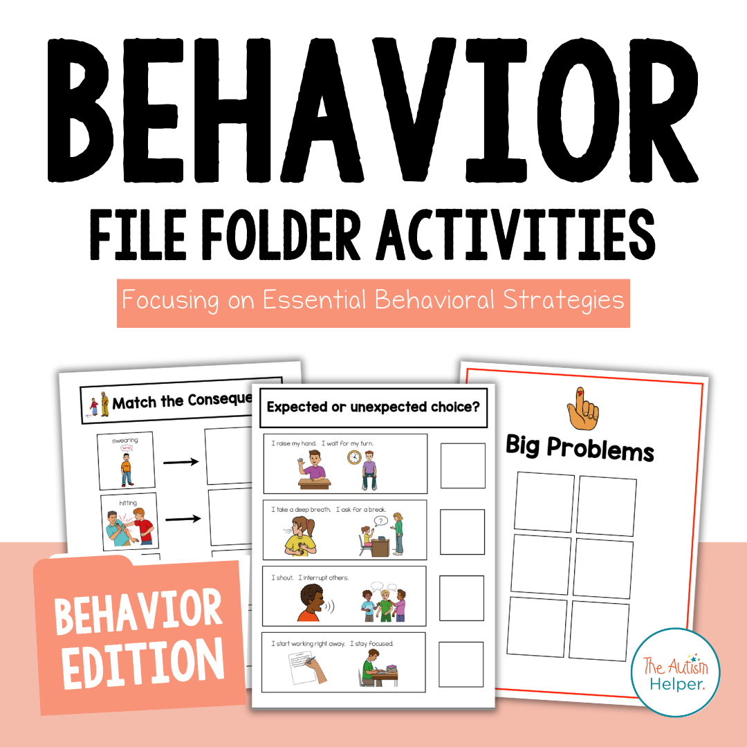 Behavior File Folder Activities – The Autism Helper