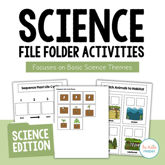 Science File Folder Activities – The Autism Helper