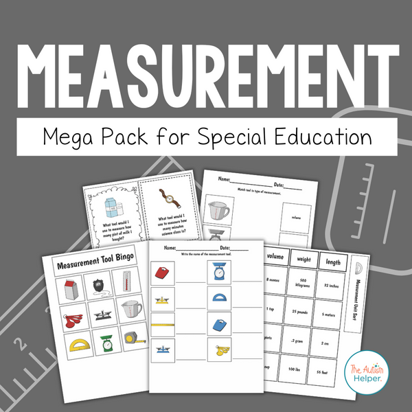 Measurement Mega Pack for Special Education – The Autism Helper