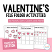 Valentine's Day File Folder Activities – The Autism Helper