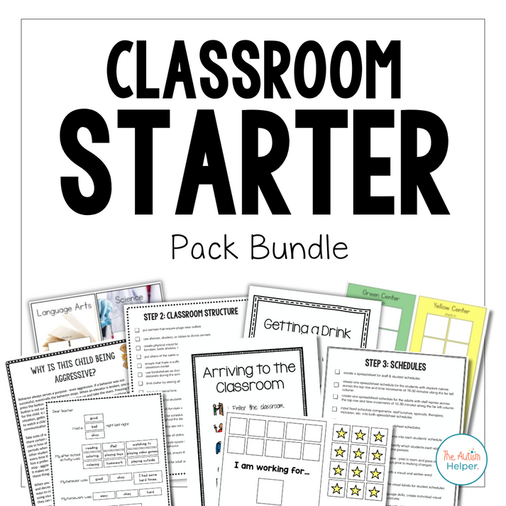 Classroom Starter Pack Bundle – The Autism Helper