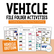 Vehicle Themed File Folder Activities – The Autism Helper