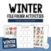 Winter Sequencing File Folder Activities – The Autism Helper