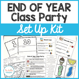 End of the Year Class Party Setup Kit – The Autism Helper