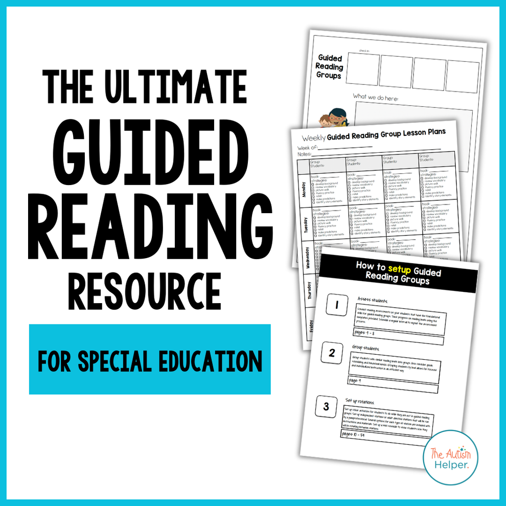 Ultimate Guided Reading Resource for Special Education – The Autism Helper