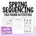 Spring Sequencing File Folder Activities – The Autism Helper
