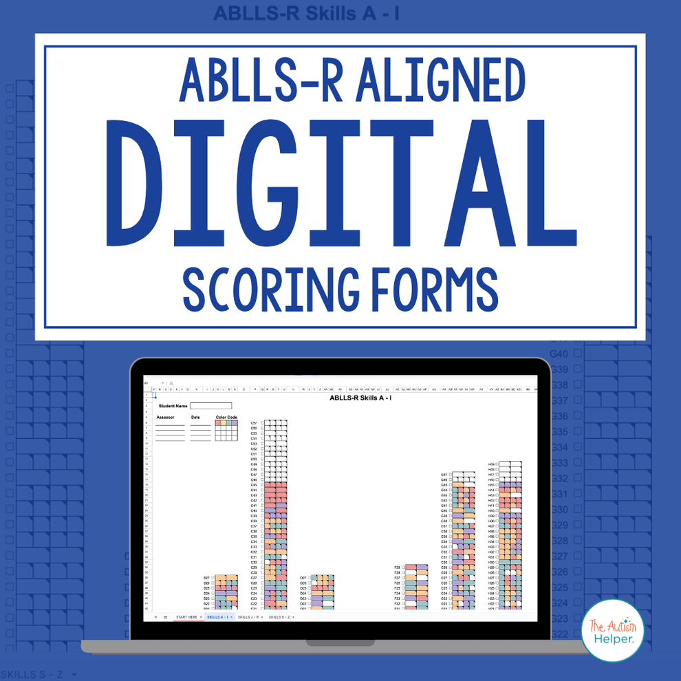 ABLLS-R Digital Master Scoring Form – The Autism Helper