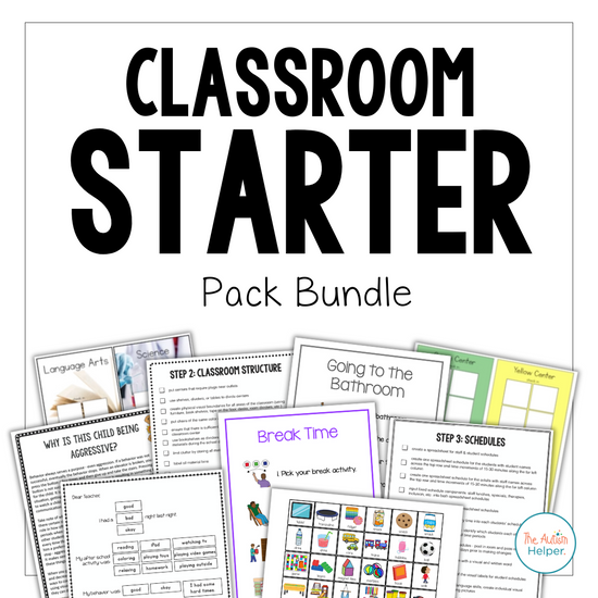 Classroom Starter Pack Bundle – The Autism Helper