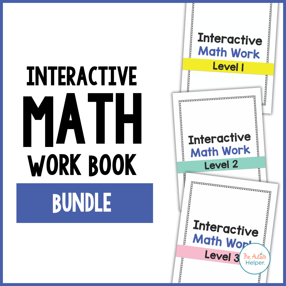 Interactive Math Workbook {BUNDLE} – The Autism Helper