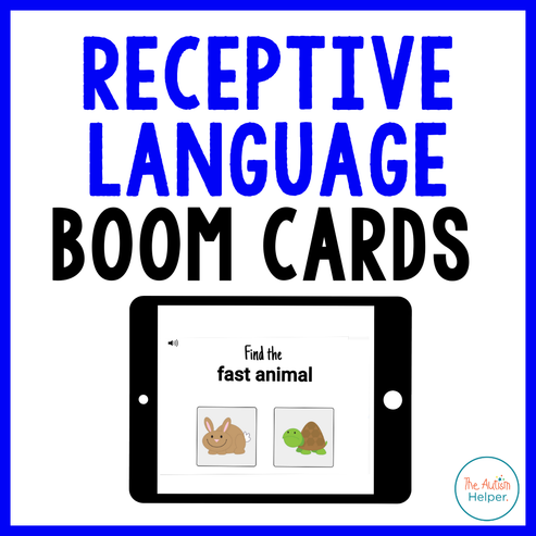 Receptive Language Skills Interactive Boom Cards – The Autism Helper