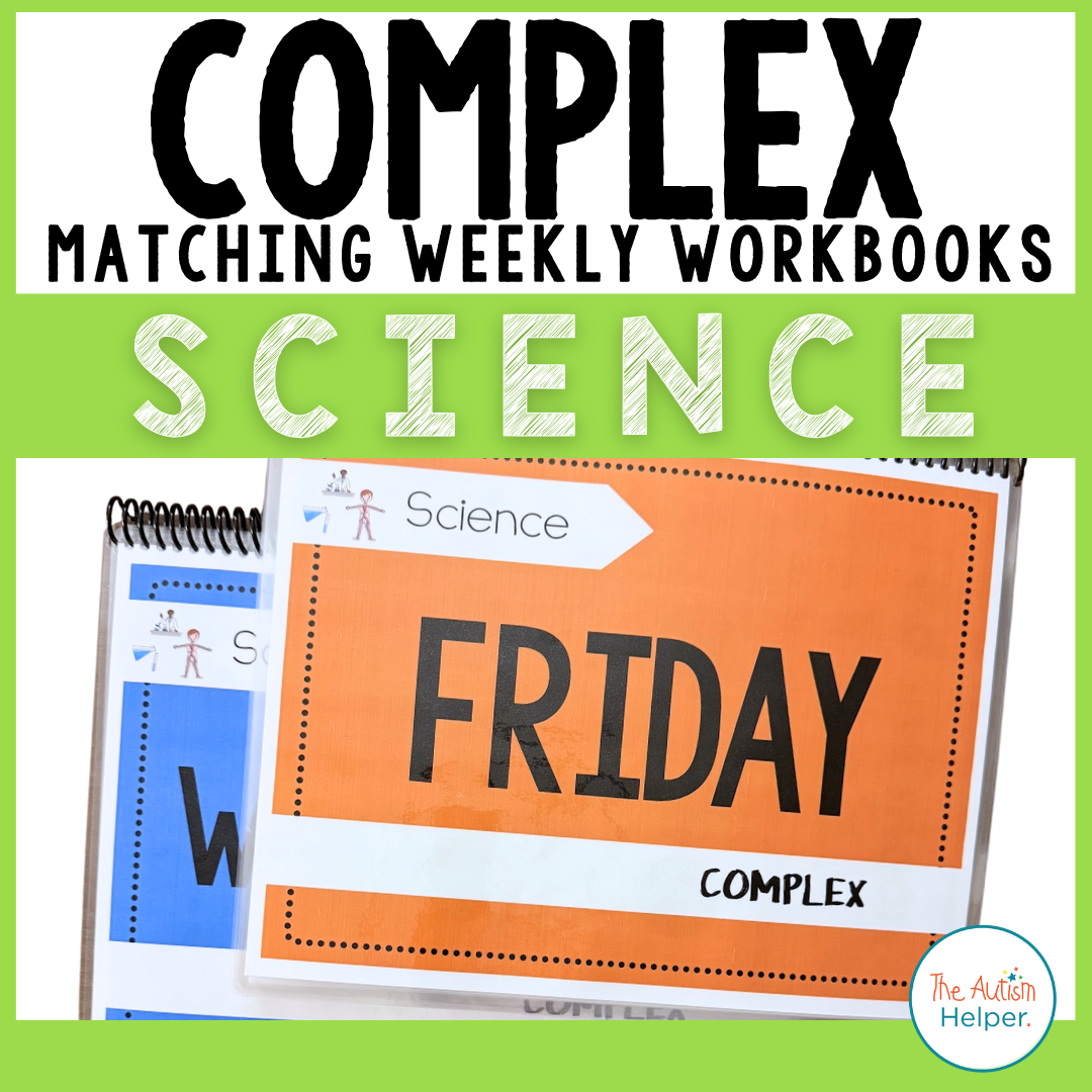 Complex Matching Weekly Workbooks - Science – The Autism Helper