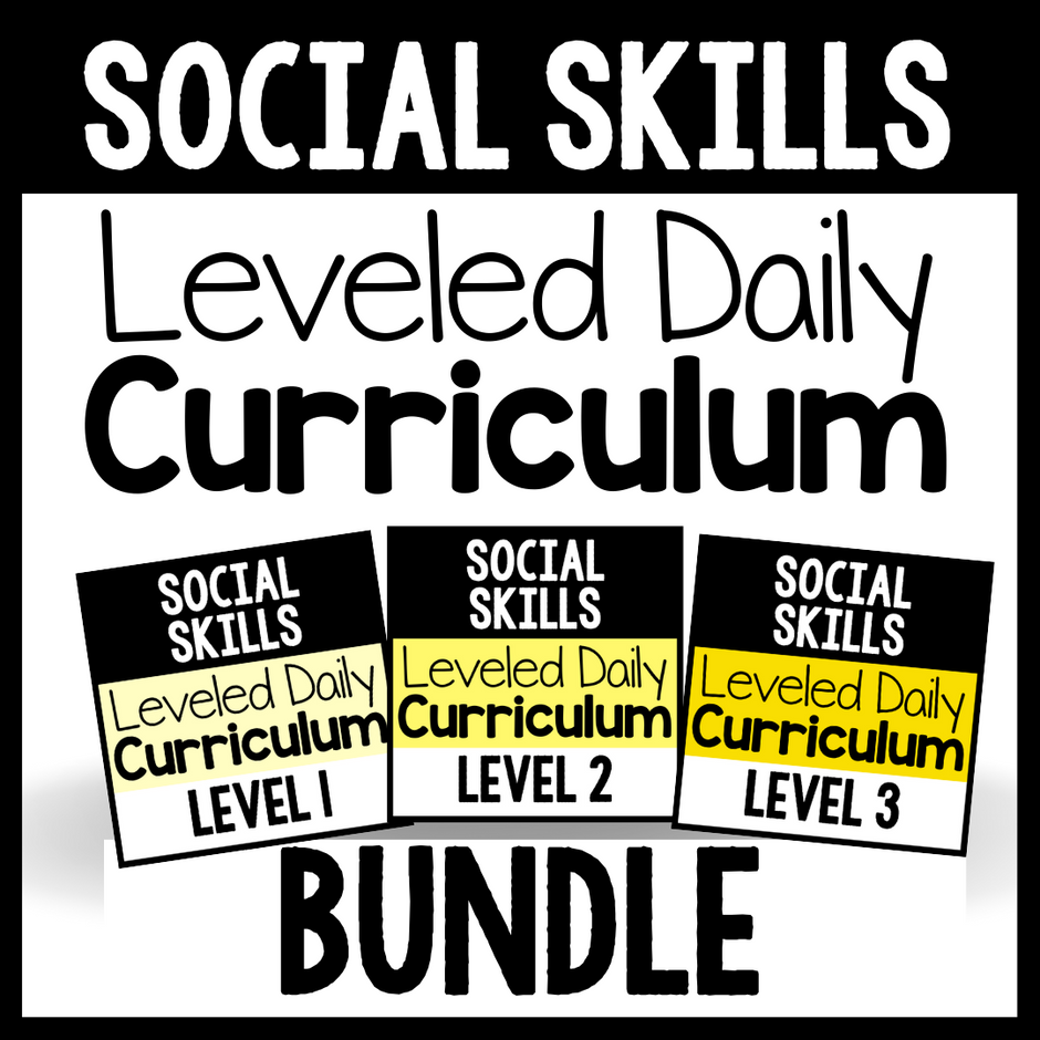 Social Skills Leveled Daily Curriculum – The Autism Helper