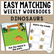 Easy Matching Weekly Workbooks - Dinosaur Edition – The Autism Helper