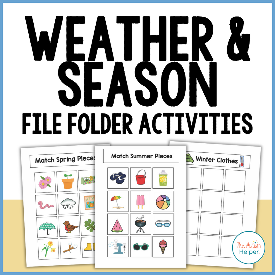 All File Folder Activities – The Autism Helper