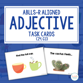 Adjective Task Cards [ABLLS-R Aligned C24, G13] – The Autism Helper