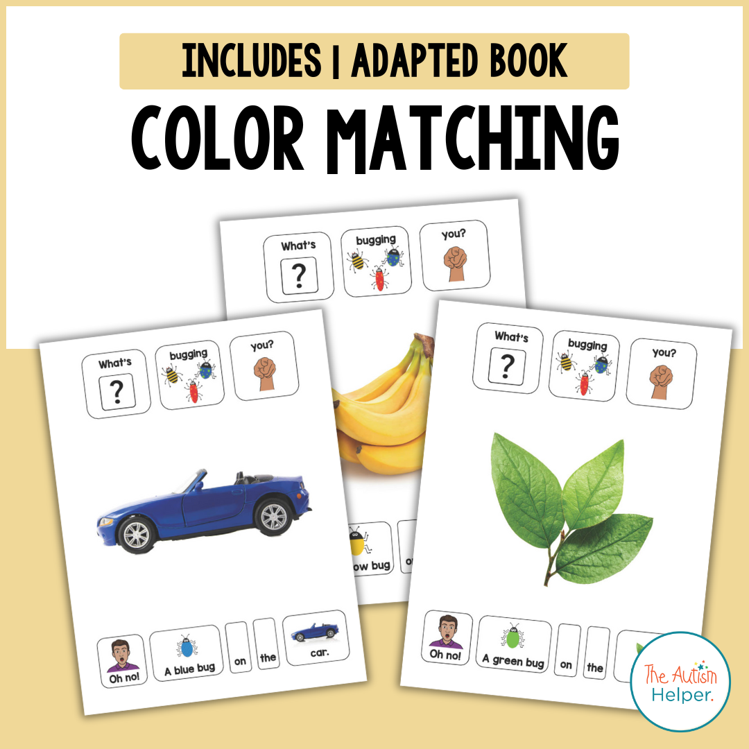 What's Bugging You? Color Matching Adapted Book – The Autism Helper