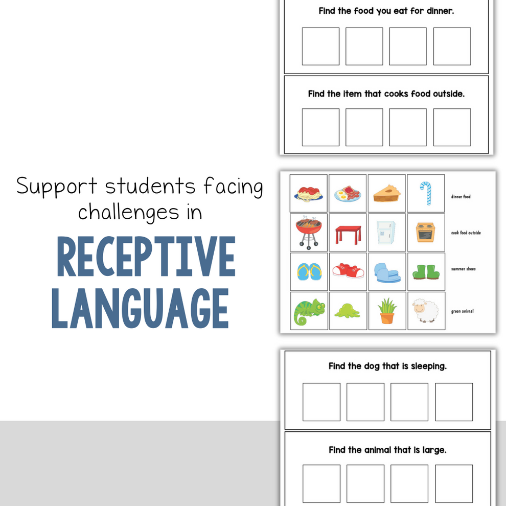 Interactive Receptive Language Tasks – The Autism Helper