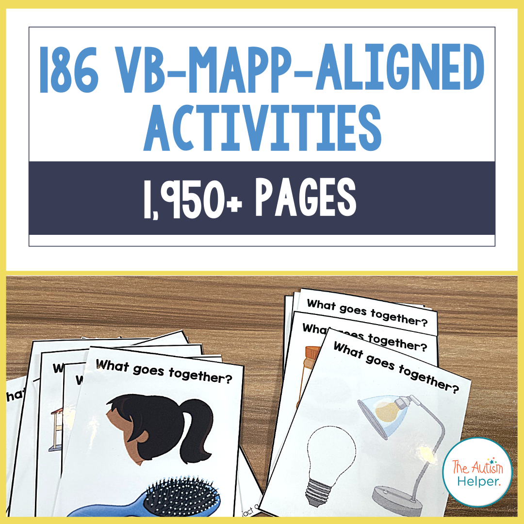 VB-MAPP Mega Bundle {TASK CARDS & ASSESSMENT KIT BUNDLE} – The Autism ...