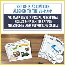 VB-MAPP Task Cards - Visual Perceptual Skills & Match to Sample Level ...