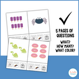 Count, Color, & Name Wh-Question Adapted Book VERSION 2 – The Autism Helper