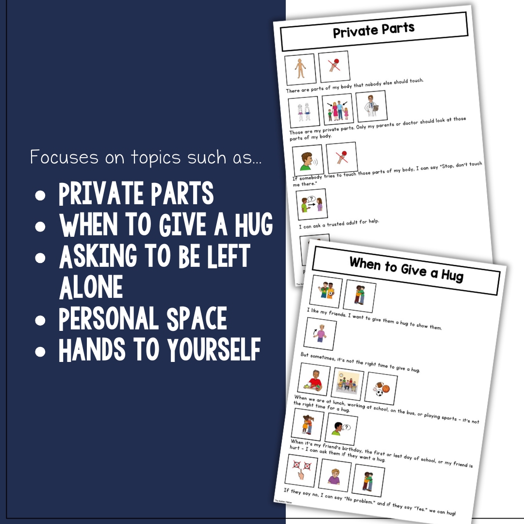 Visual Social Stories: Personal Space Set – The Autism Helper