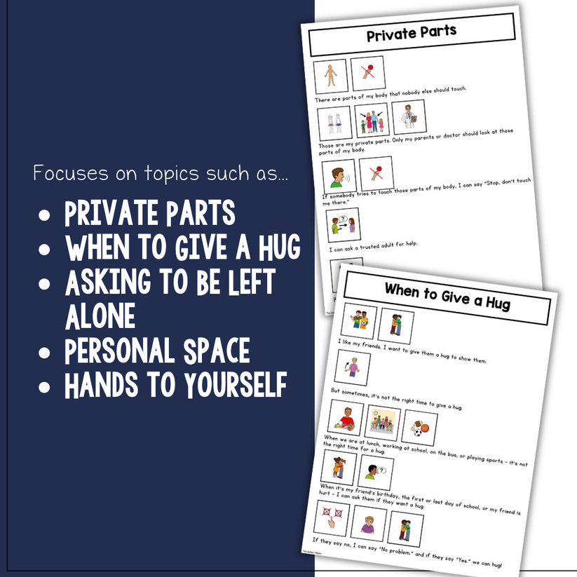 Visual Social Stories: Personal Space Set – The Autism Helper