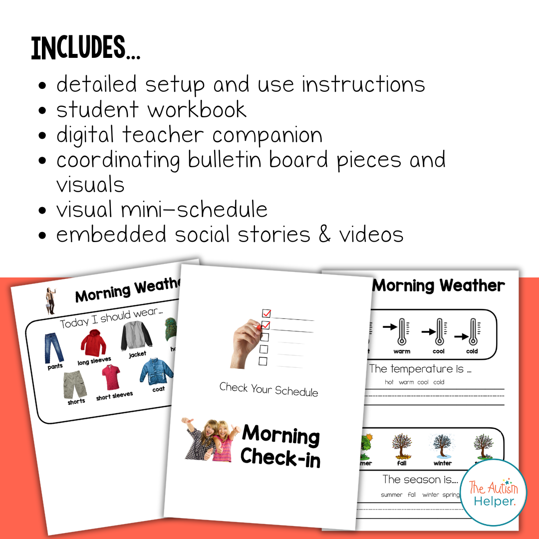 Differentiated Morning Meeting - High School Edition – The Autism Helper